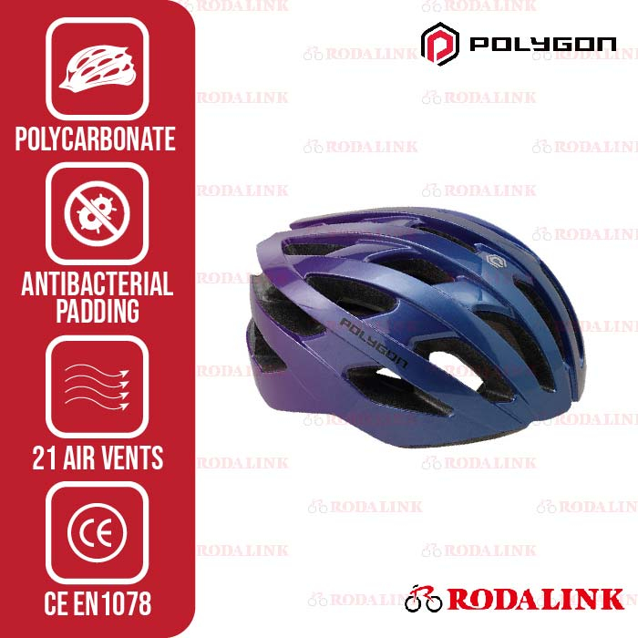 Jual Polygon Helm Sepeda Road Bike Axel | Helm Sepeda Balap | Shopee ...