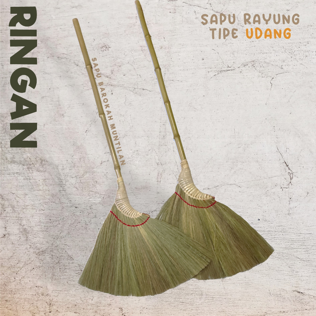 Jual Sapu Lantai Rayung Ringan, Tipe Sapu Udang | Shopee Indonesia