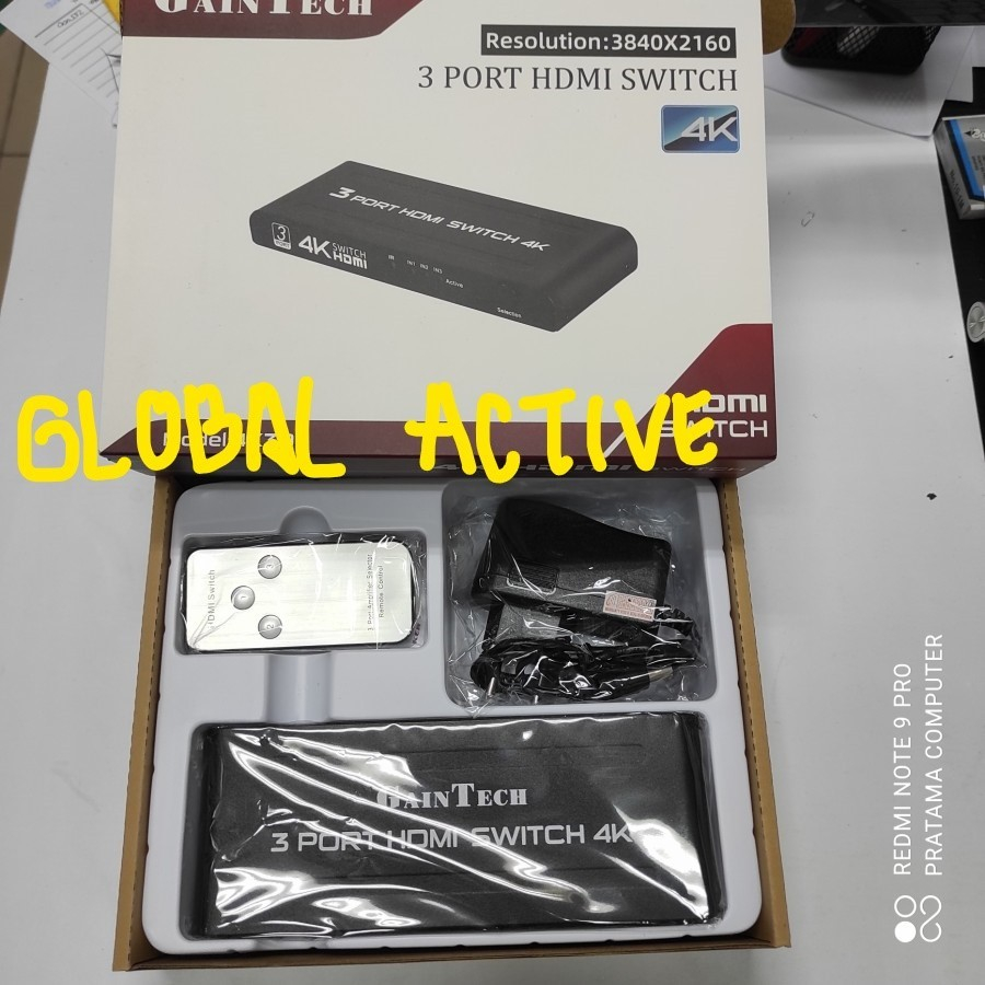 Jual Switcher Switch HDMI 1-5 (+ Remote) GT Gaintech (+Adaptor ...