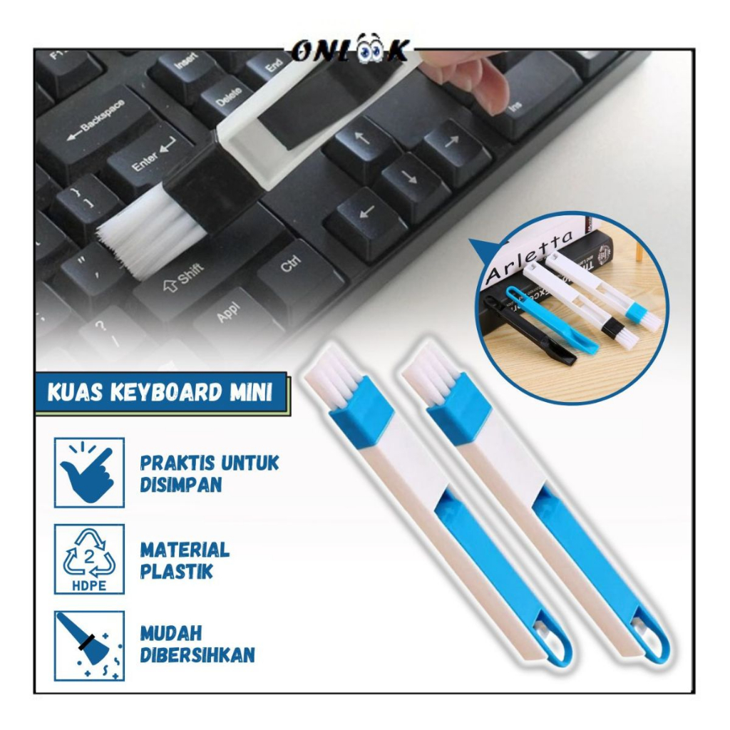 Jual Kuas Mini Set Pembersih Debu Keyboard Cleaning Brush 2IN1 Sikat ...