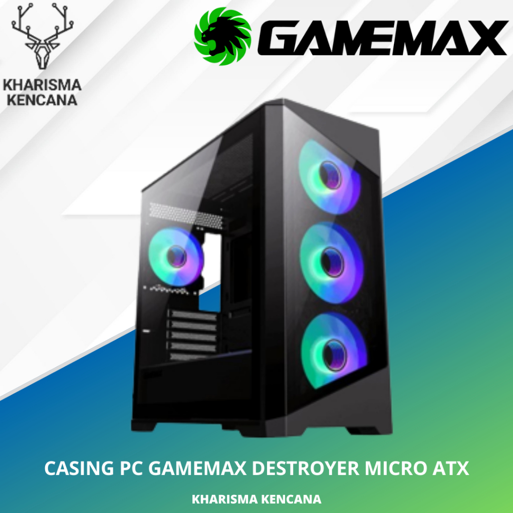 Jual CASING PC GAMEMAX DESTROYER MICRO ATX | Shopee Indonesia