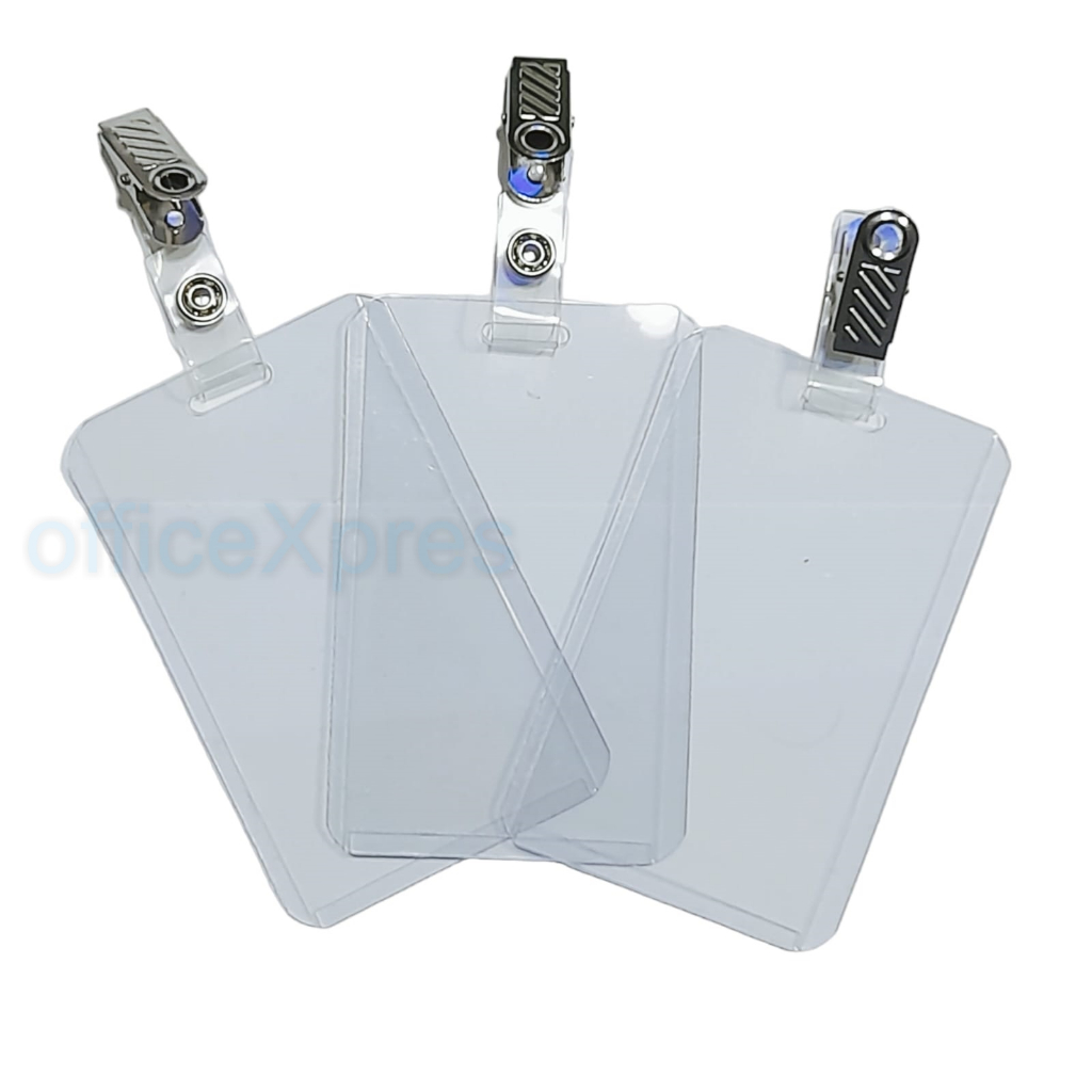 Jual ID Card Case A1 , B1 + Jepit / Id Card Set / Name Tag Plastik ...