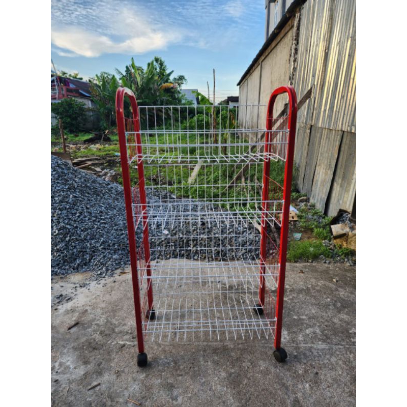 Jual Rak Roda Merah Snack Kotak SS4 | Shopee Indonesia