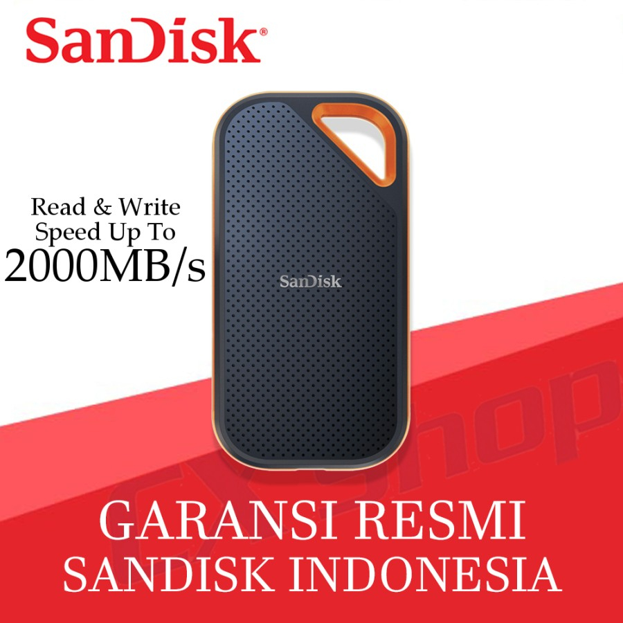 Jual SanDisk Extreme Pro Portable SSD E81 V2 4TB 2000MB/s USB 3.2 | Shopee Indonesia