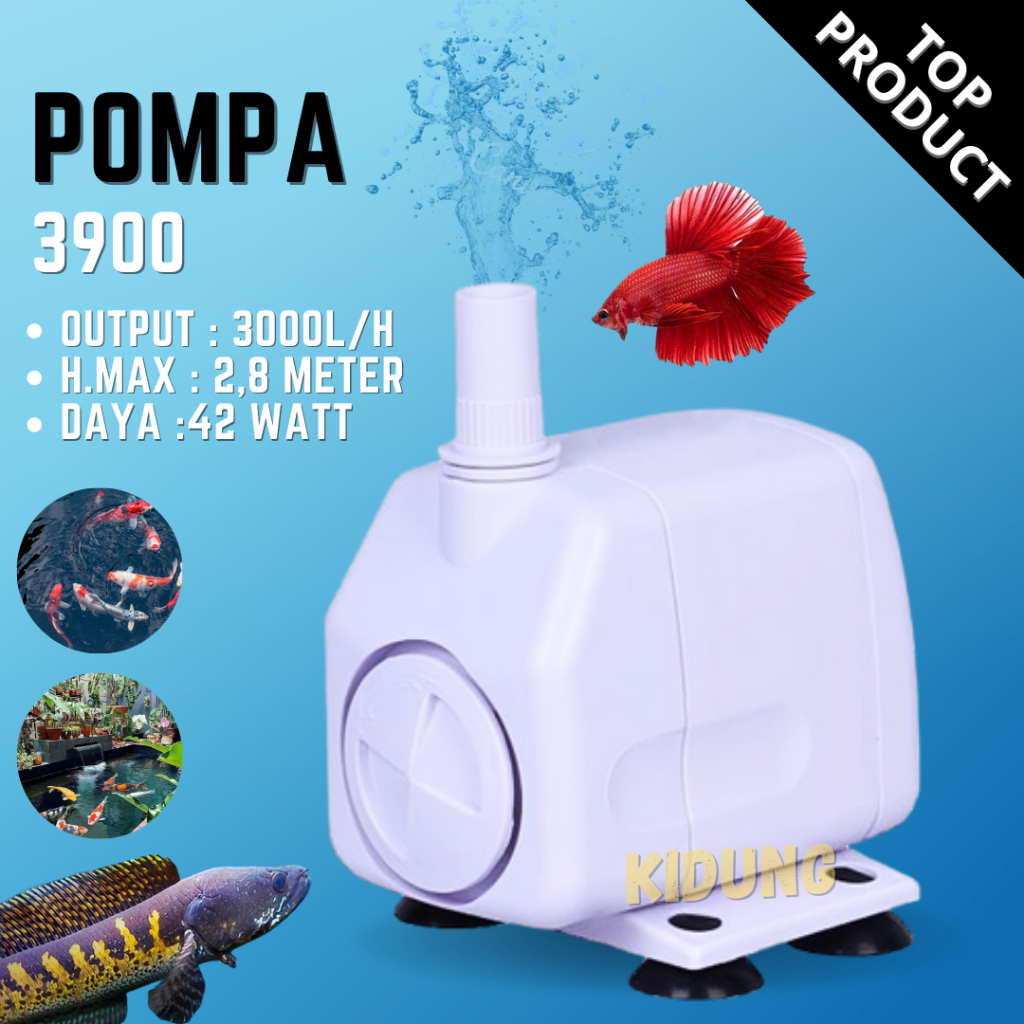 Jual Power Head Mesin Air Pompa Filter Celup Aquarium Mini Hidroponik Water Pump Low Watt ...