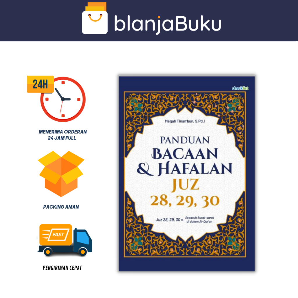 Jual Buku Panduan Bacaan & Hafalan Juz 28, 29, 30 (Checklist) | Shopee ...
