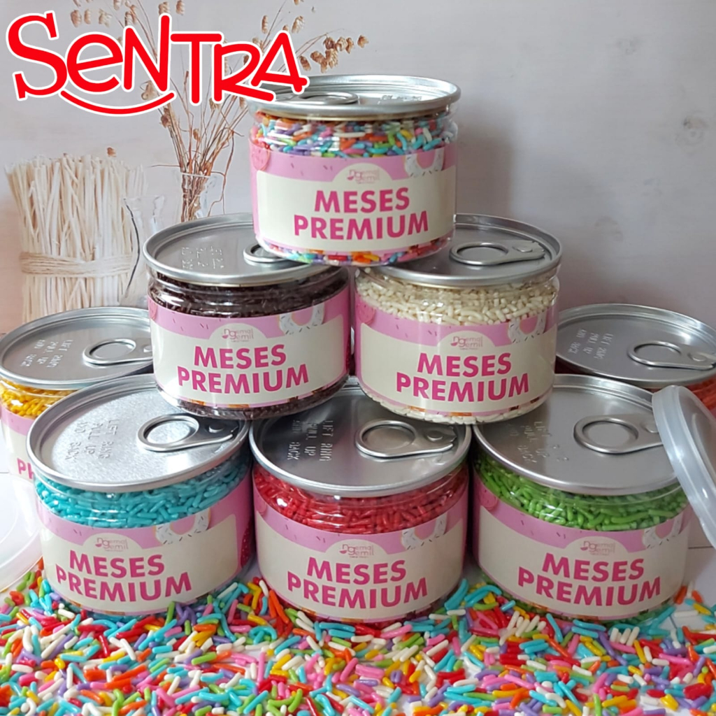 Jual Sprinkle Meses Premium Aneka Warna Premium Kemasan PET CAN ...