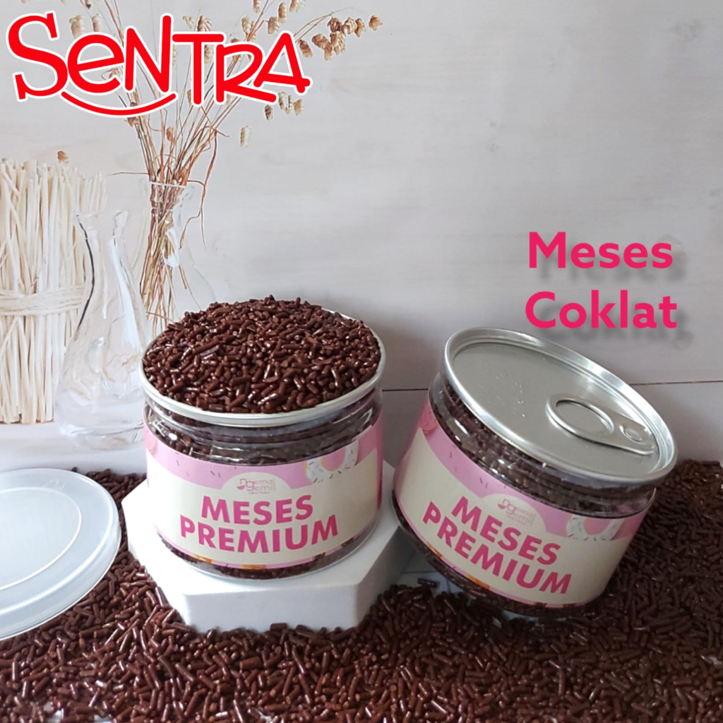 Jual Sprinkle Meses Premium Warna Cokelat Kemasan PET CAN | Shopee ...