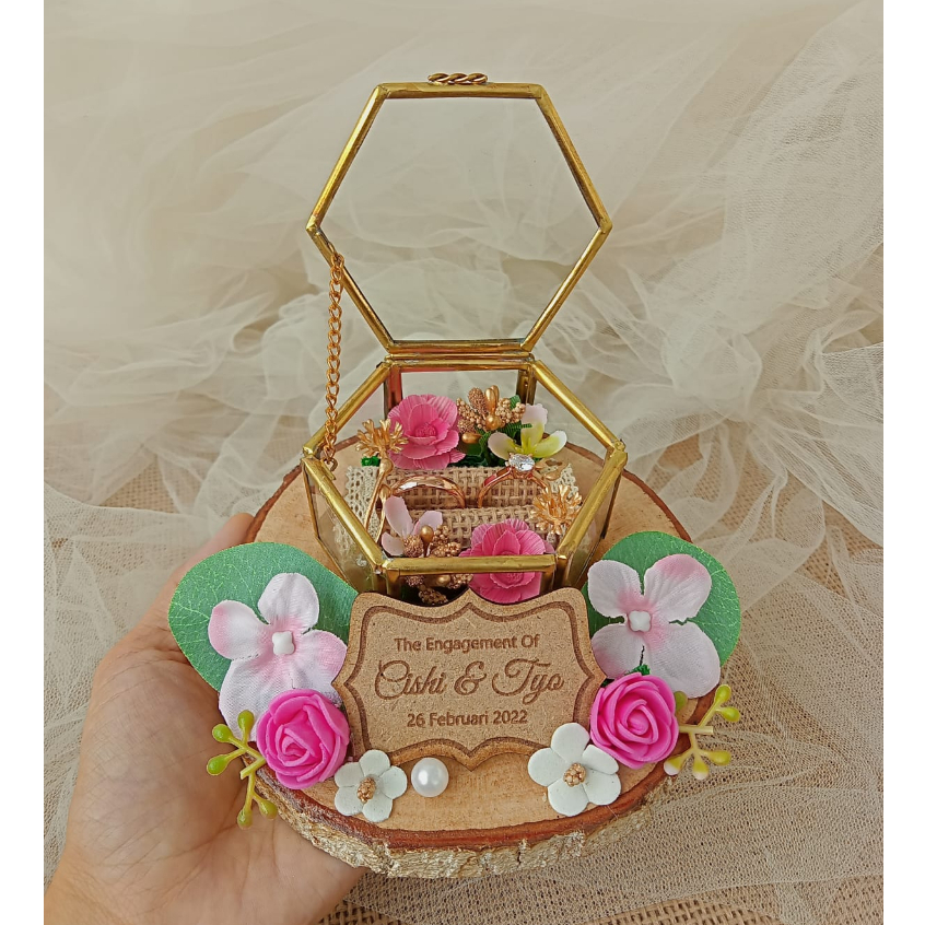 Jual Terarium Shakira Mini Hexa tempat perhiasan | Shopee Indonesia