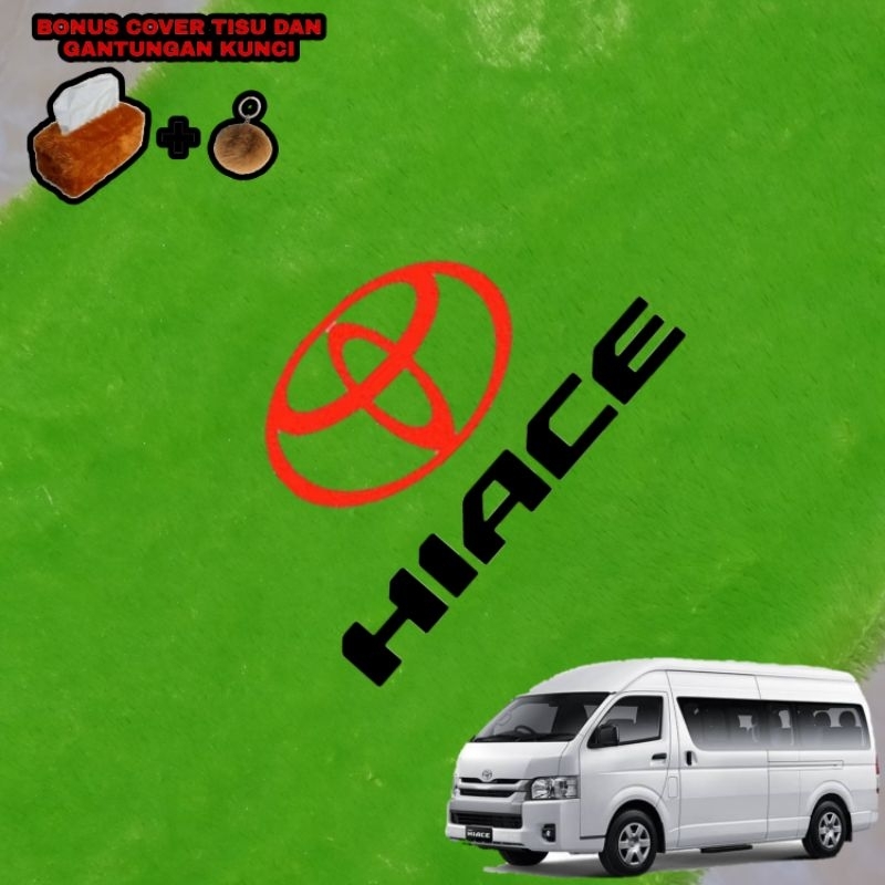 Jual Cover alas dashboard mobil bordir toyota hiace bulu rasfur bordir ...