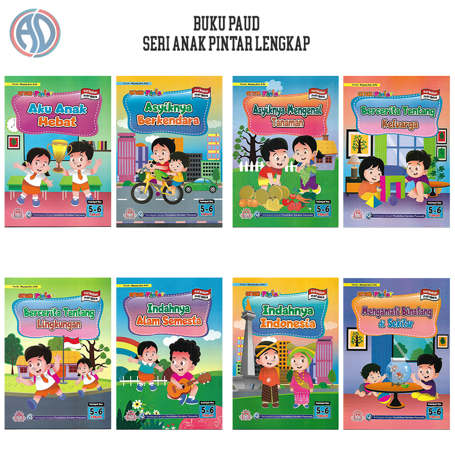 Jual Buku Seri Anak Pintar Lengkap Kurikulum Merdeka Untuk Kelompok Usia 5-6 Tahun Penerbit ...