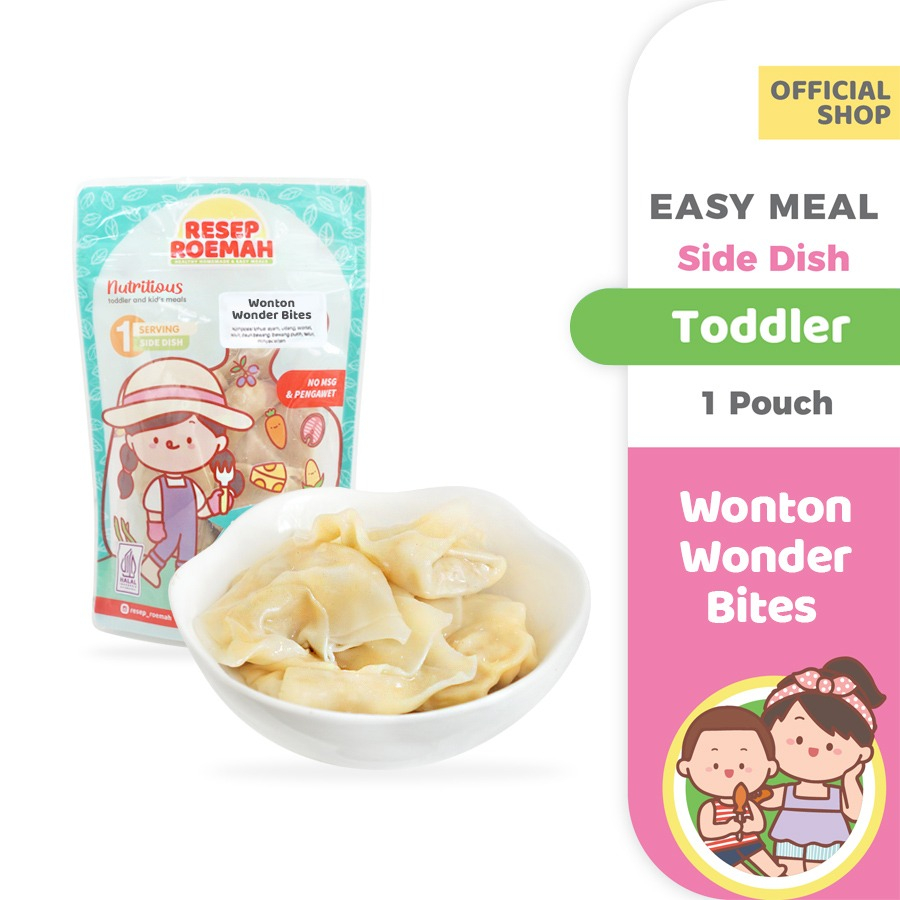 Jual ResepRoemah Wonton Wonder Bites/ Wonton Ayam / Toddler / Homemade ...
