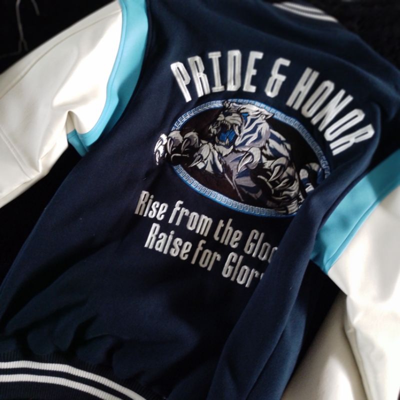 Jual FAITH INDUSTRIES X EVOS ESPORT VARSITY JACKET PRIDE & HONOR FTH ...