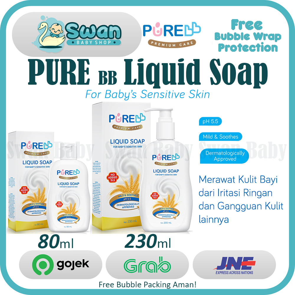 Jual PURE BB Liquid Soap / Pure Sabun Bayi / 80ml / 230 ml | Shopee ...
