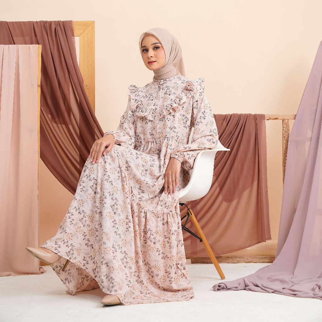 Jual QUEENA DRESS BUSUI JUMBO LONG GAMIS ANTI KUSUT BAHAN ADEM PART 2 ...