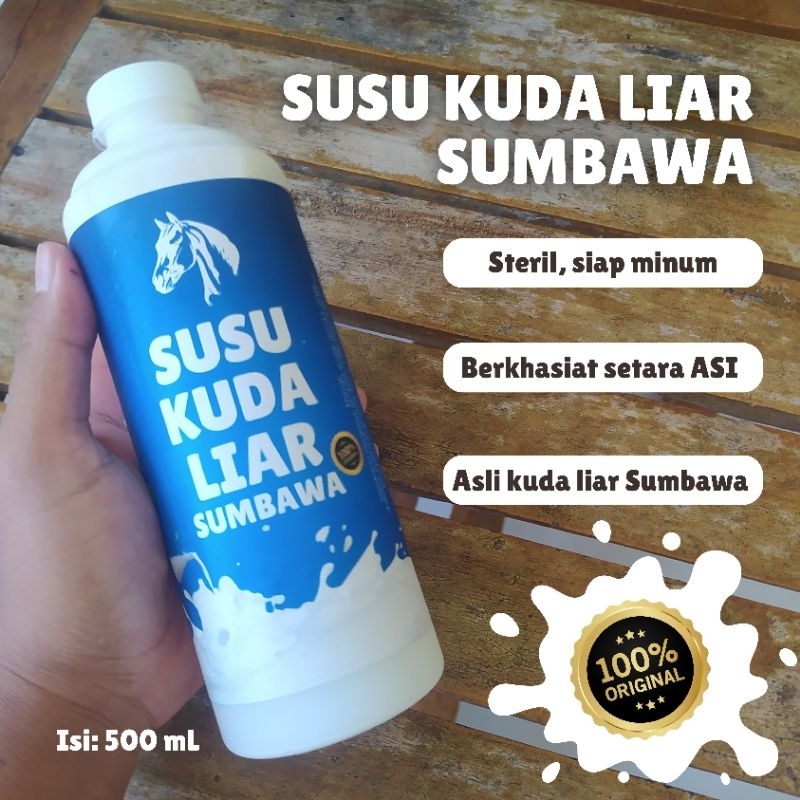 Jual Susu Kuda Liar Sumbawa Asli Kemasan 500 mL | Shopee Indonesia