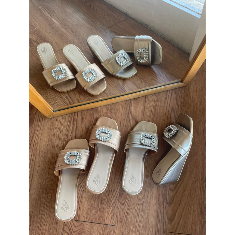 Jual ELLIZE SHOES • MIRAE WEDGES | Shopee Indonesia
