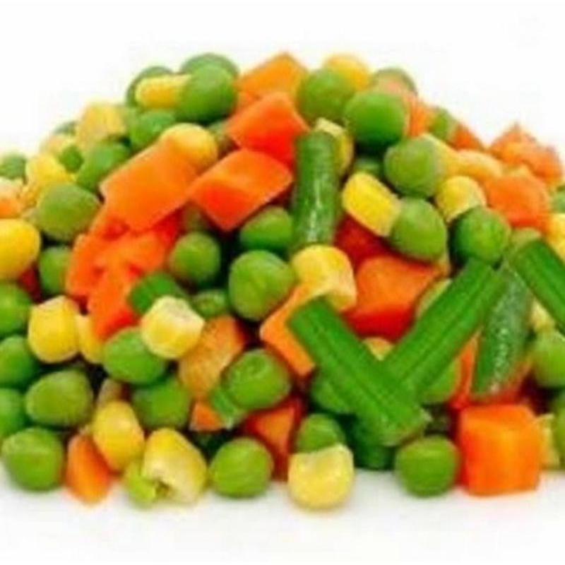 Jual Frozen Mix Vegetables | Vege Mix 4 Ways [1kg] | Shopee Indonesia