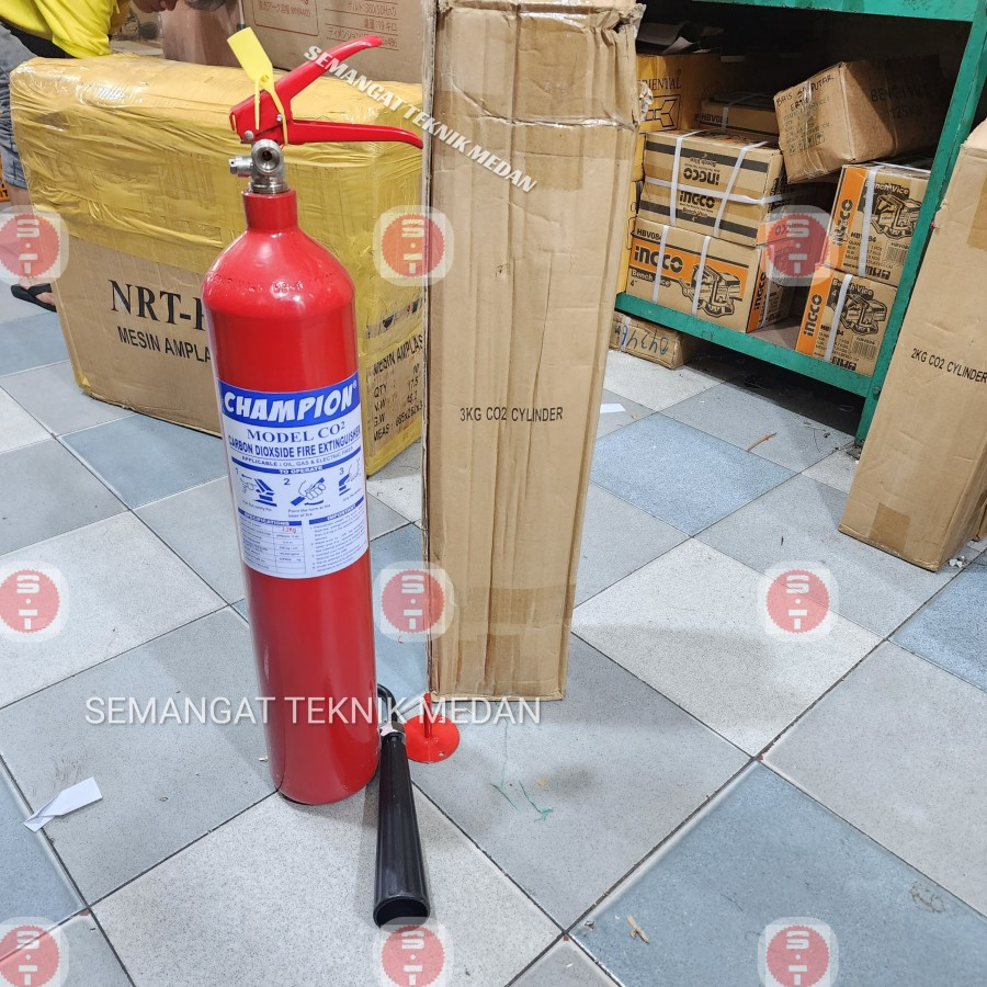 Jual ALAT PEMADAM API KEBAKARAN APAR FIRE EXTINGUISHER CO2 CO 2 3kg 3 kg | Shopee Indonesia
