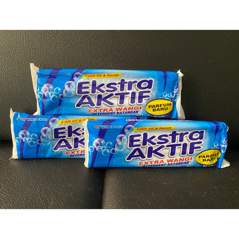 Jual WINGS Extra Aktif Sabun Detergent Batangan [200 gr] sabun batang ...