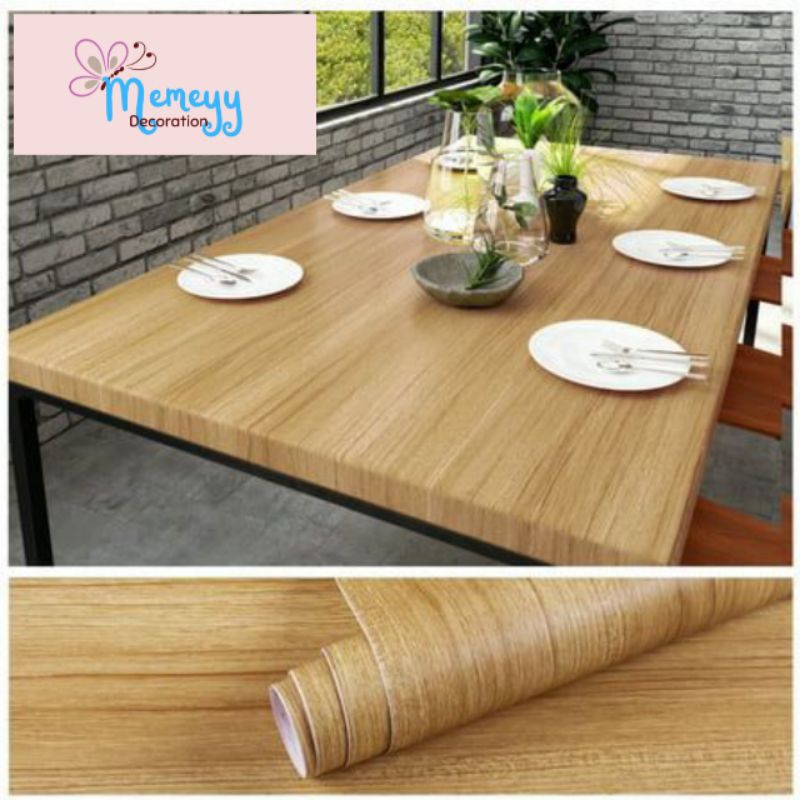 Jual sticker kayu wallpaper Wallstiker dinding, meja, pintu wallpaper ...