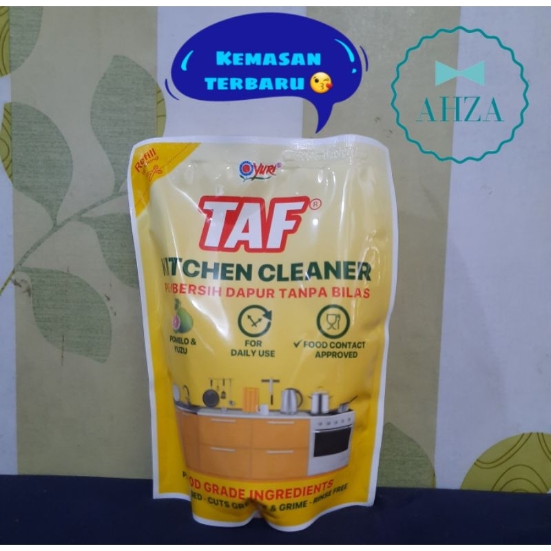 Jual AHZA YURI TAF SPRAY KITCHEN CLEANER PEMBERSIH DAPUR REFILL 375ML ...
