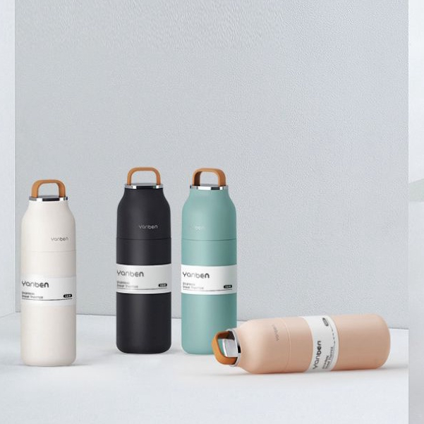 Jual BOTOL MINUM THERMOS 350ML BOTOL AWET PANAS TUMBLER PRAKTIS MURAH ...