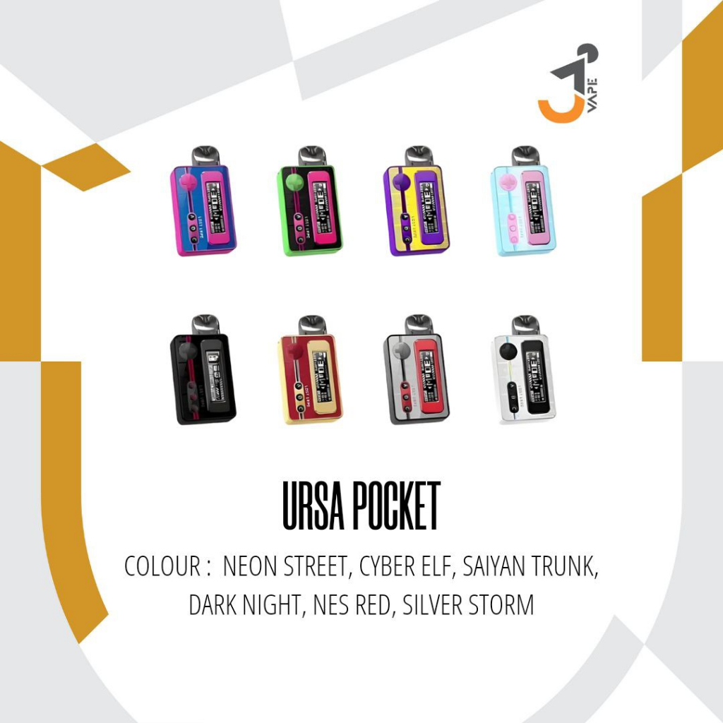 Jual URSA POCKET POD KIT 30W 1200mAh AUTHENTIC BY LOST VAPE | Shopee ...