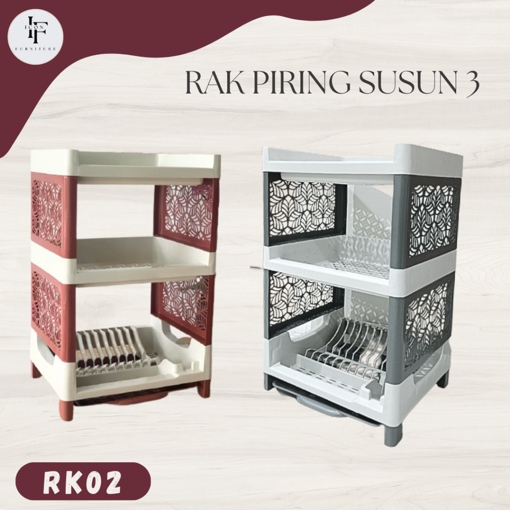 Jual Rak Piring RK-02 Dynamic | Rak Piring Susun 3 | Tempat Piring ...