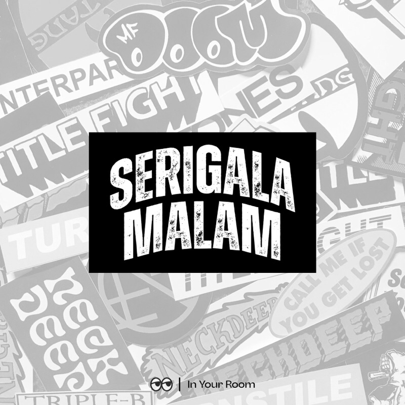 Jual STICKER BAND SERIGALA MALAM | BAHAN GRAFTAC | Shopee Indonesia