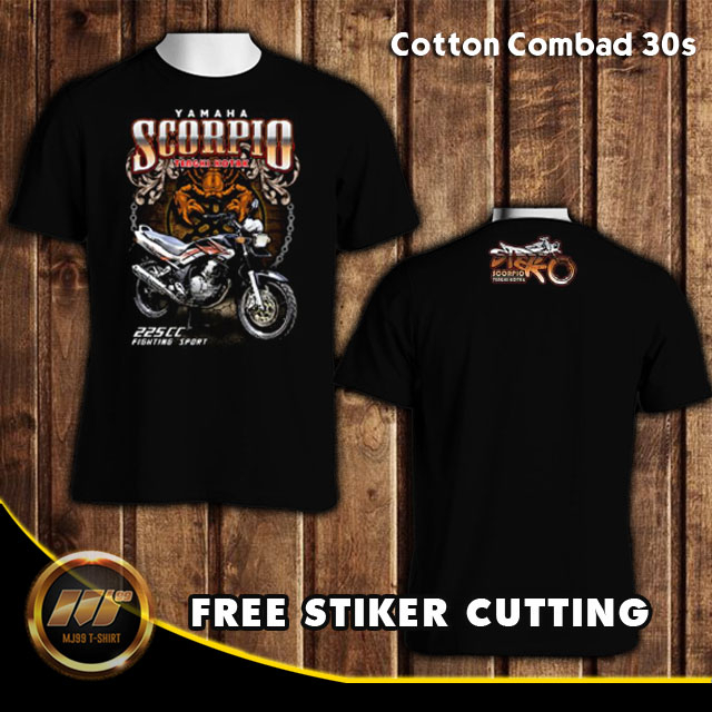 Jual Kaos SCORPIO STEKO, YAMAHA SCORPIO | Shopee Indonesia
