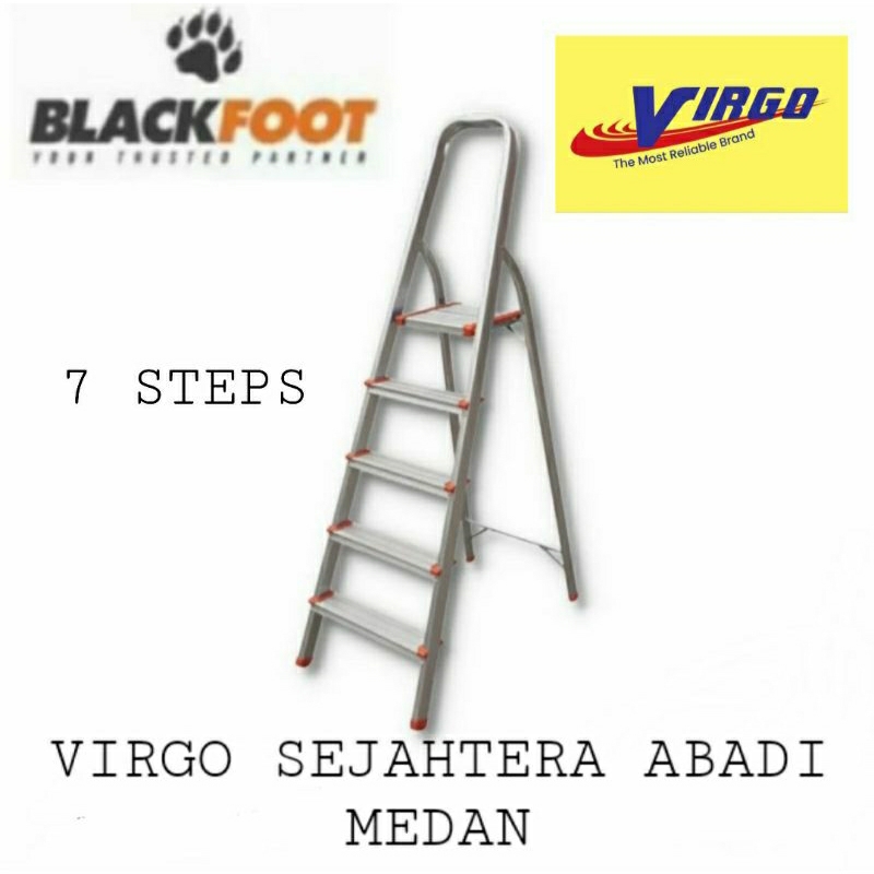 Jual BLACKFOOT 7 STEP TANGGA ALUMUNIUM 2,01M TINGKAT TANJAKAN 2,01 M ...