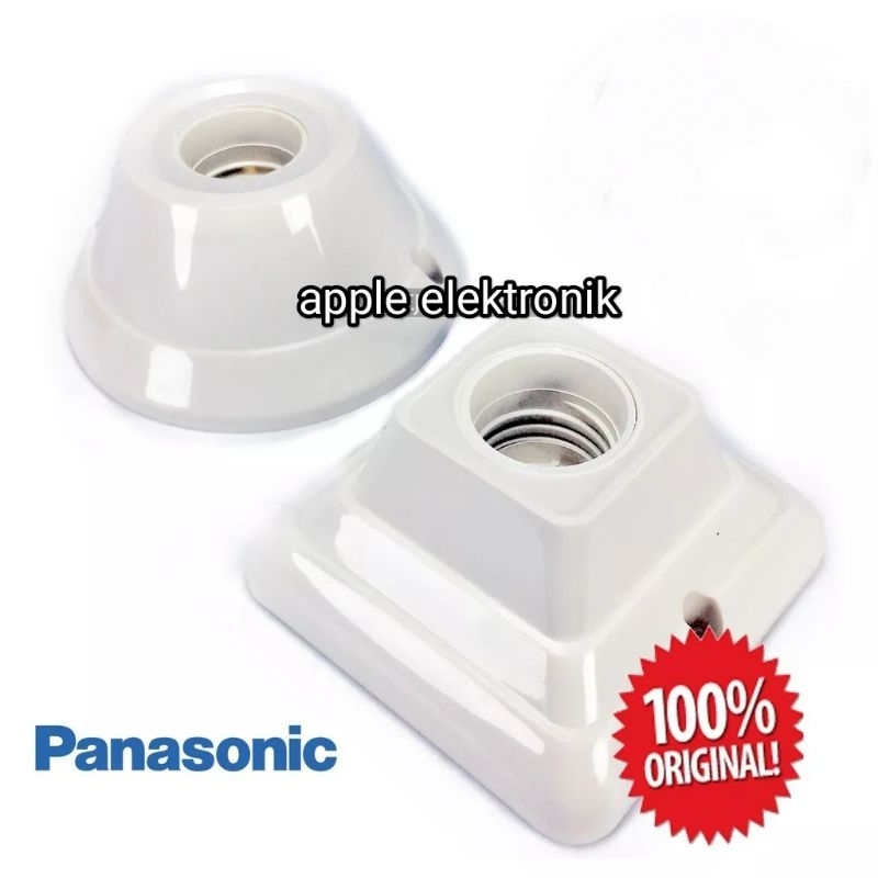 Jual Fitting plafon panasonic bulat&petak | Shopee Indonesia