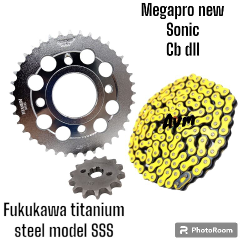 Jual geer set/gear paket/geer paket/gir model SSS Megapro new/cb150 ...