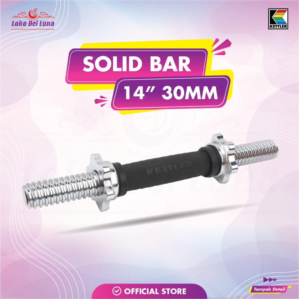 Jual KETTLER Stick Barbel Solid Bar 14inch | Shopee Indonesia
