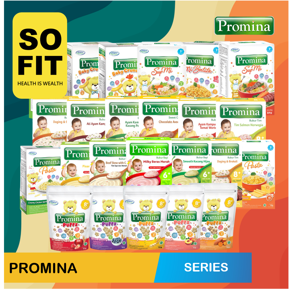 Jual Promina Series / Promina Puffs 15gr / Promina Baby Crunchies ...