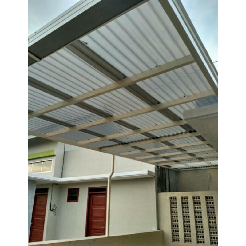 Jual Atap Pvc Fiber Bening tebal 1,3mm panjang 210 | Shopee Indonesia