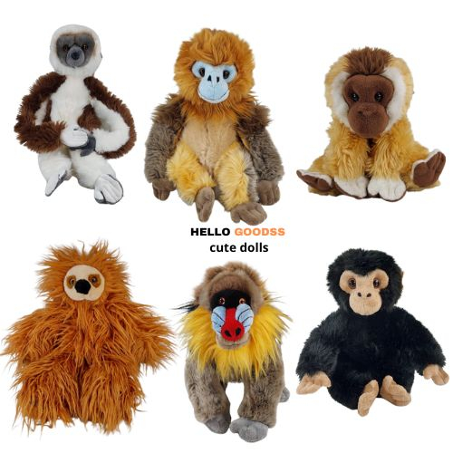 Jual Boneka Binatang Monyet Monkey Orang Utan Cute Unik Soft - Ukuran M ...