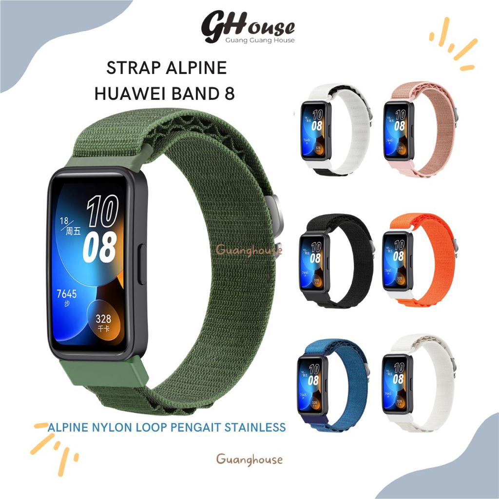 Jual Strap Huawei Band 8 Nilon Loop Pengait Tali Pengganti Huawei Band ...