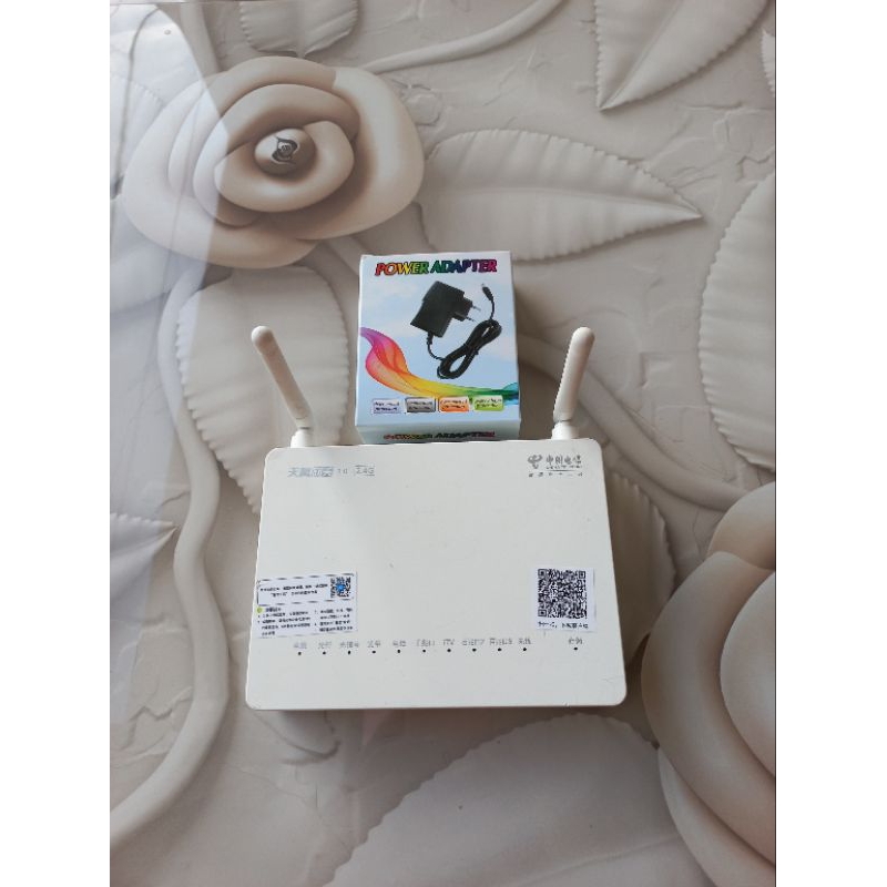 Jual Modem router zte f450 v3+adaptor | Shopee Indonesia