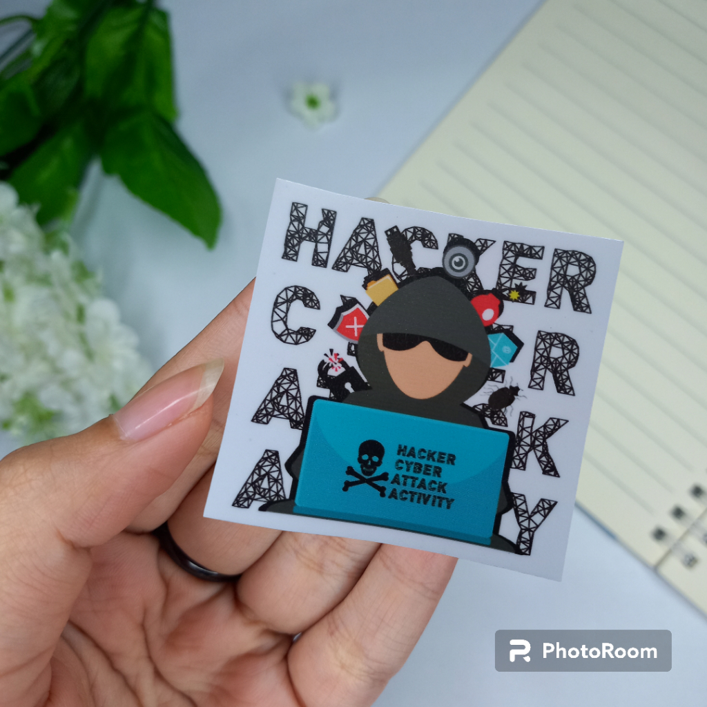 Jual Stiker Satuan Hacker Quotes Motivasi Monochrome Black White ...