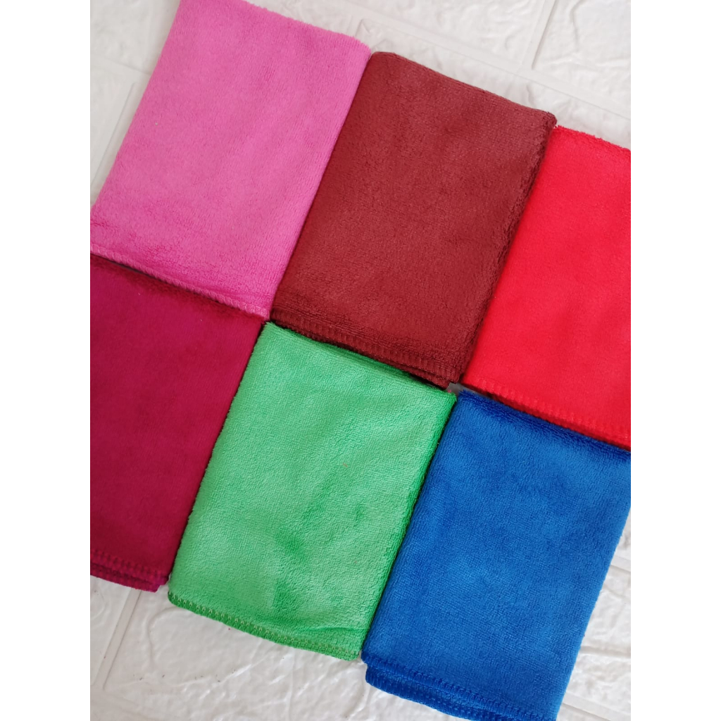 Jual SAPU TANGAN HANDUK MICROFIBER 30 X 30 CM NEW OWNER | Shopee Indonesia