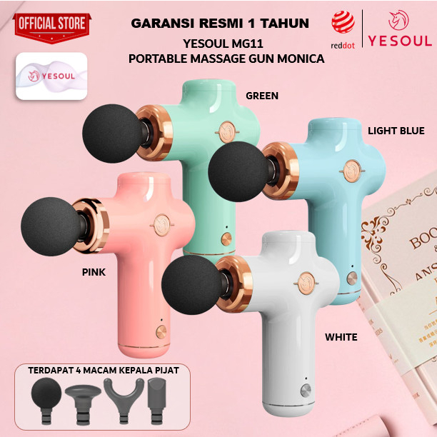 Jual Yesoul MG11 Portable Massage Gun Monica | Shopee Indonesia