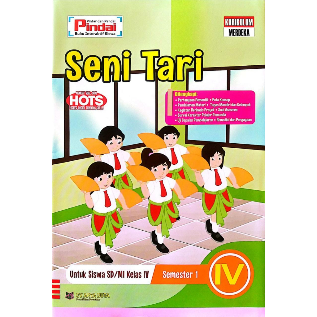 Jual Buku LKS Seni Tari Kelas 4 SD/MI kurikulum Merdeka Semester 1 | Shopee Indonesia