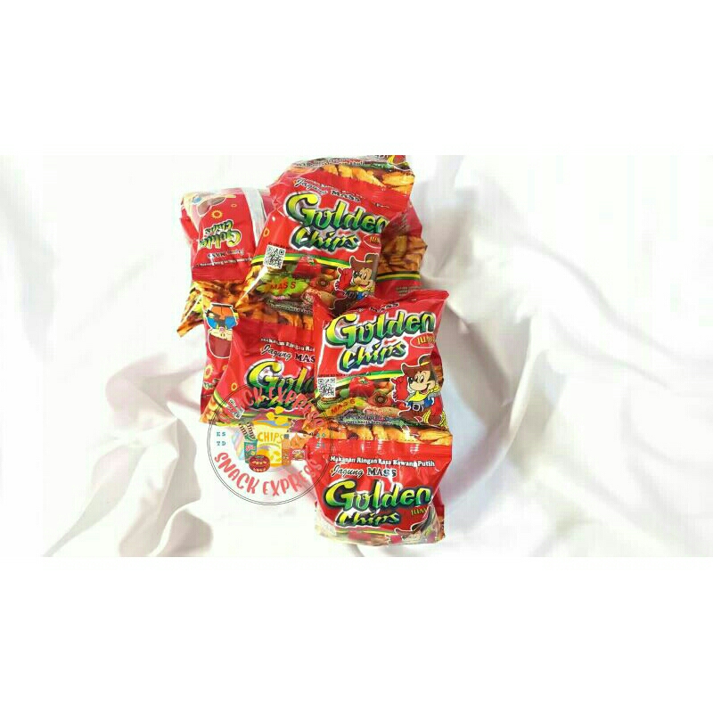 Jual Snack Mass Potato Chip / Golden Chip Snack Jadul ( 1 dus isi 60 pcs ) | Shopee Indonesia