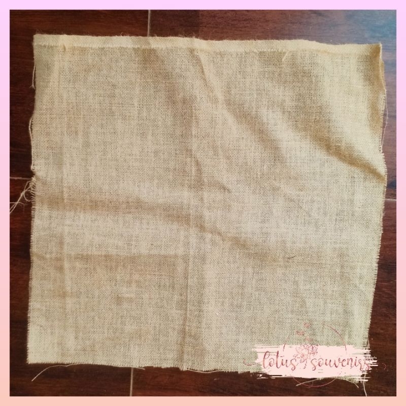 Jual Kain goni grade A natural panjang 50 cm | Kain goni rustic ...