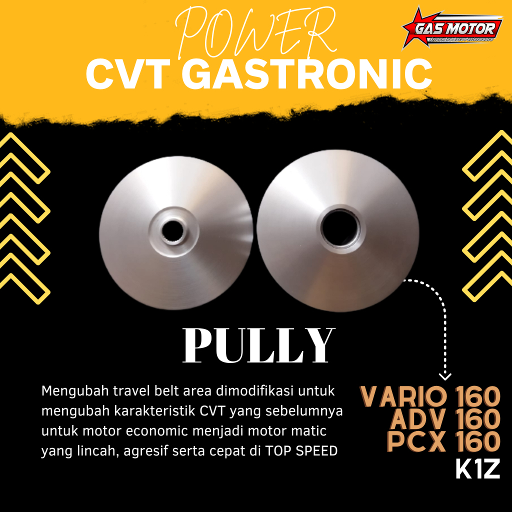 Jual Promo Pully VARIO ADV PCX 160 K1Z Power CVT Gastronic | Shopee ...