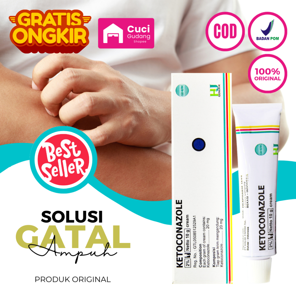 Jual Ketoconazole Salep Kutu Air Untuk Kaki Dan Tangan Paling Ampuh ...