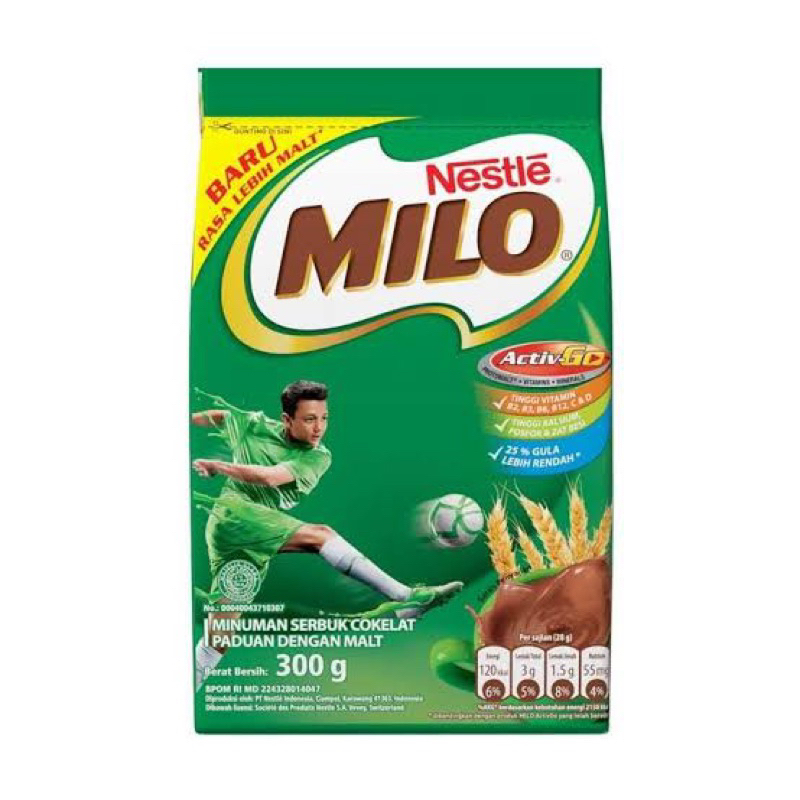 Jual MILO ACTIV-GO Pouch 300g | Shopee Indonesia