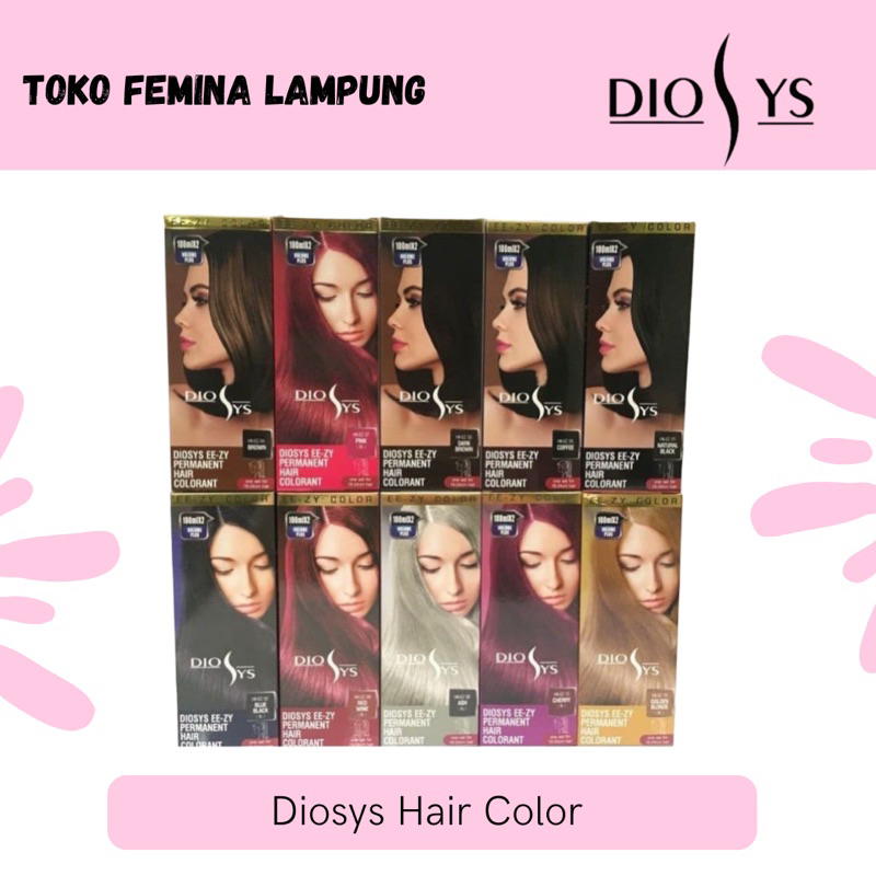Jual DIOSYS Hair Color Semir Rambut Diosys / Pewarna Rambut Dyosis 100 ...